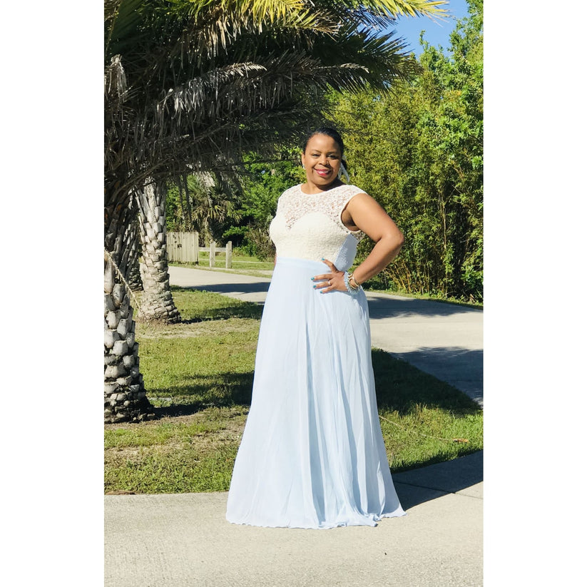 Blue Ivory Plus Maxi Dress – Best YOU by HTS